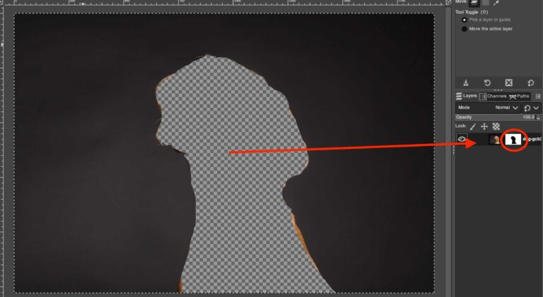 How to Mask in GIMP