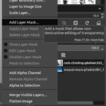How to Mask in GIMP
