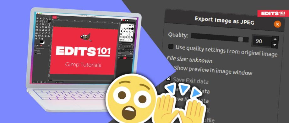 How to Export in GIMP | Beginner's Guide - Edits 101