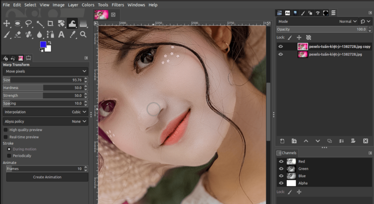 How to Liquify in GIMP (With Examples!) - Edits 101