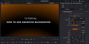 How to Add a Background | DaVinci Resolve 18 Tutorial (2024) - Edits 101