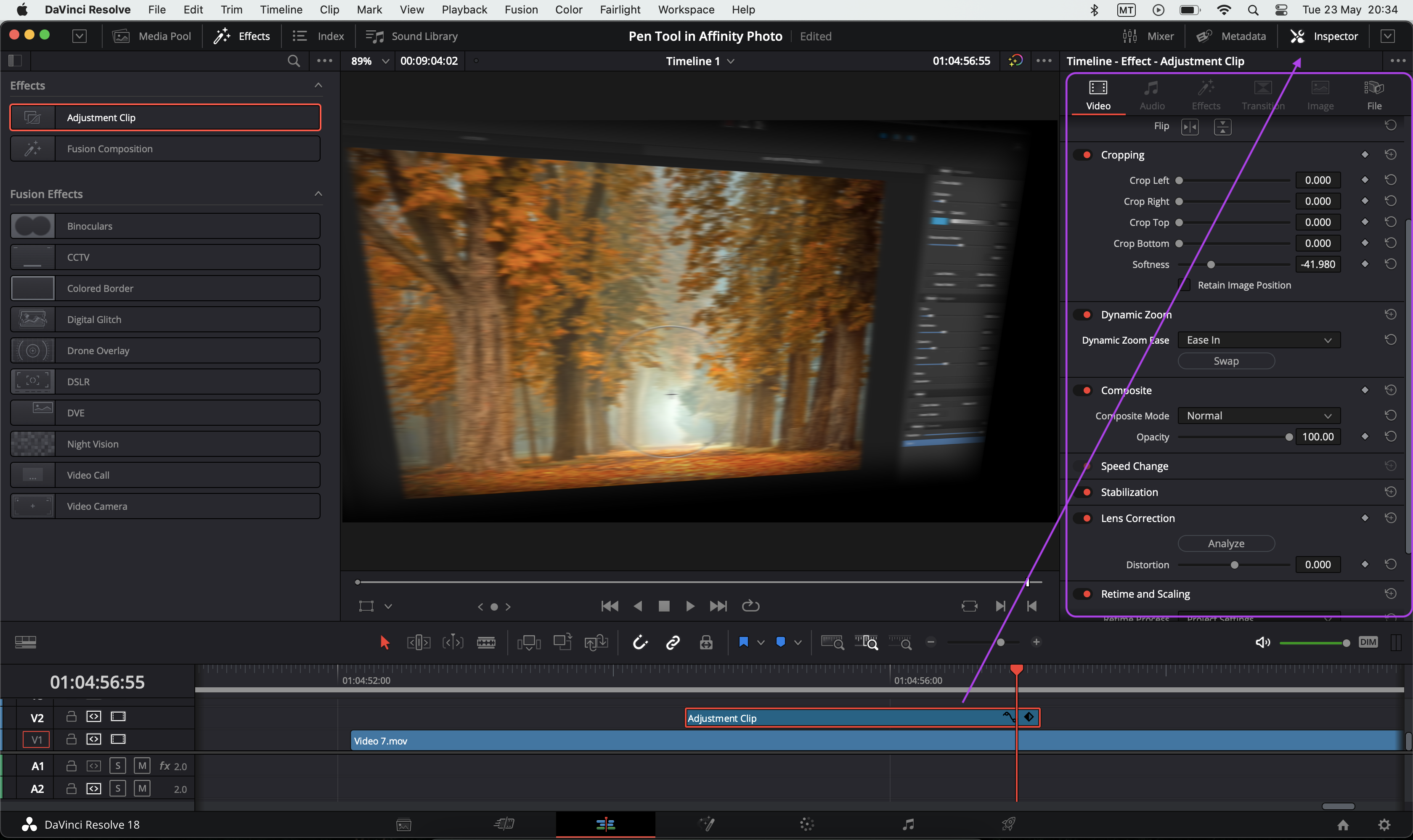 Adding Adjustment Clips In DaVinci Resolve 18 | Detailed Tutorial ...